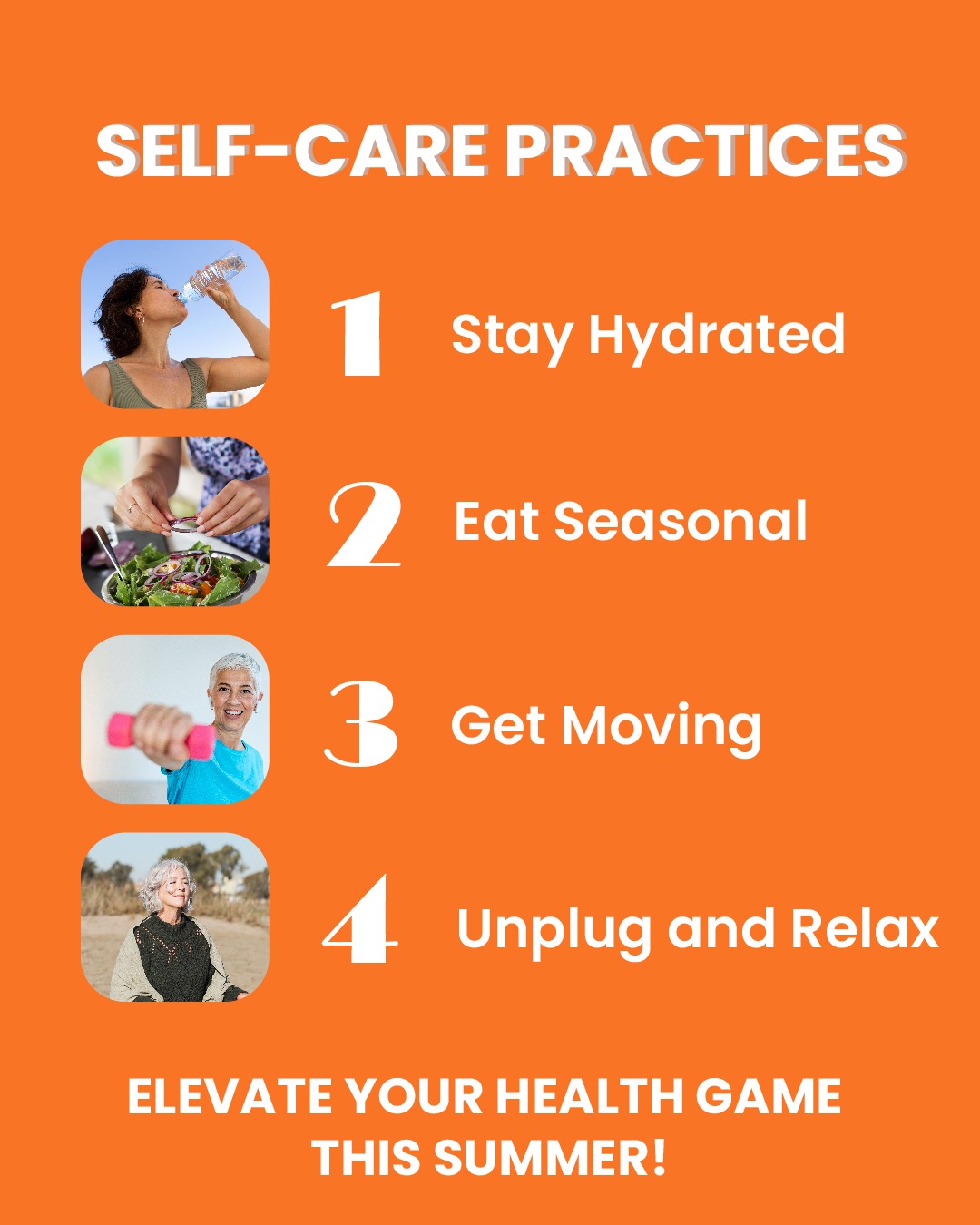 Sunshine and Self-Care: Elevate Your Health Game this Summer